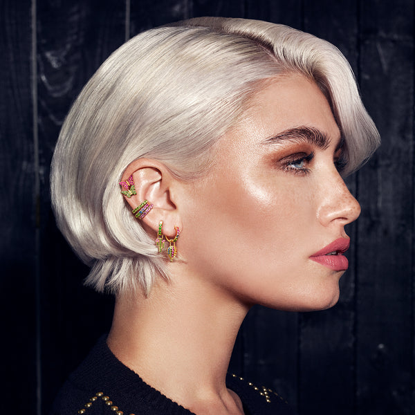 Single Orb Hoop Yellow Gold Mini – Robinson Pelham