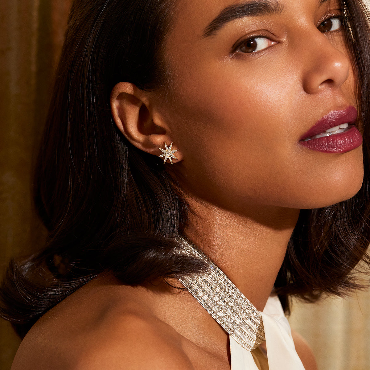 Single Orb Hoop Blue Topaz Midi – Robinson Pelham